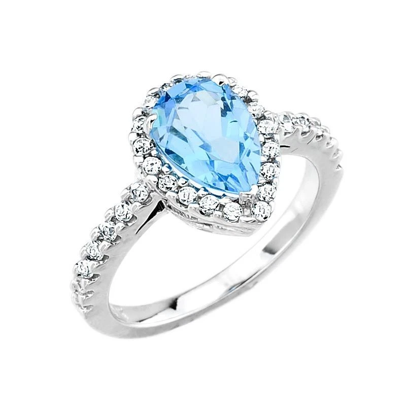 December Birthstone Engagement Rings