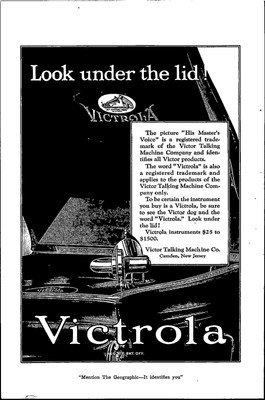 1921 Victor Talking Machine Company Vintage Print Ad Phonograph Radio ...