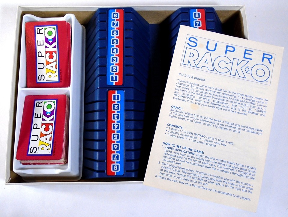 1983 Milton Bradley SUPER RACK-O Game - Complete - Racko | eBay