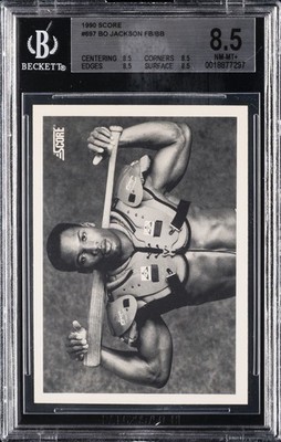 1990 SCORE #697 BO JACKSON BGS 8.5 | eBay