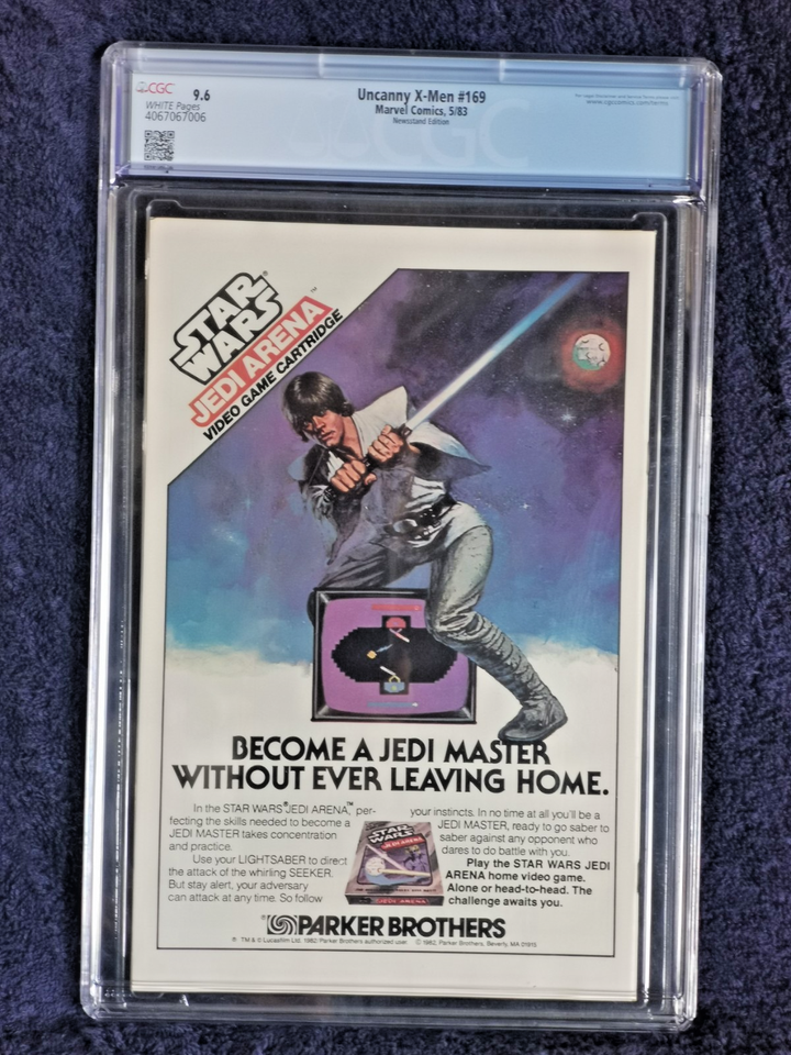 Uncanny X-Men #169 CGC 9.6/NM+ White 1983 1st App of Callisto & the ...