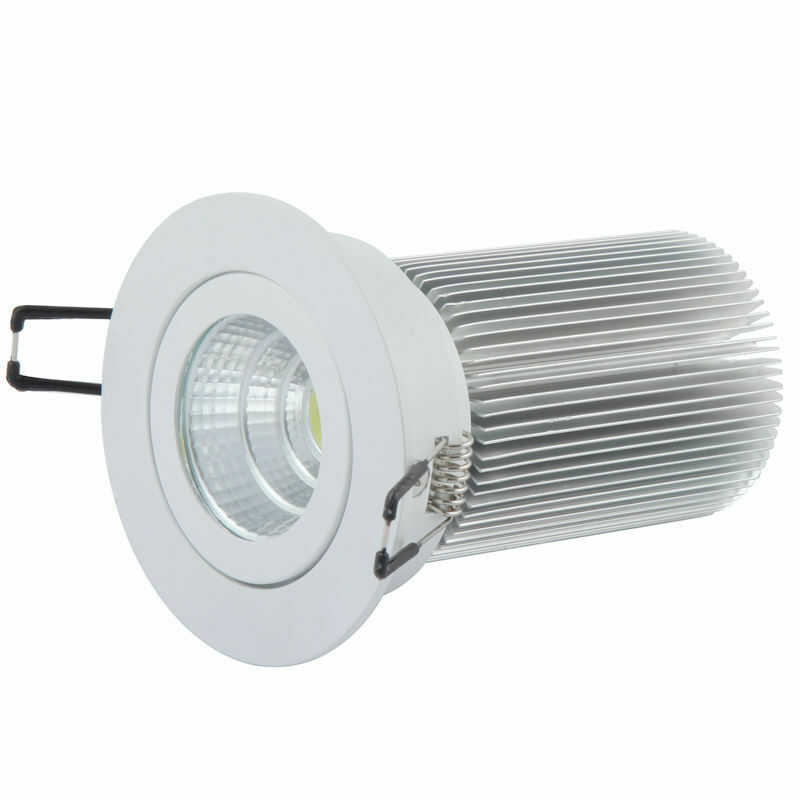 10pcs of 13W LED COB Downlight Complete Kit Ceiling Bulb White Cover ...