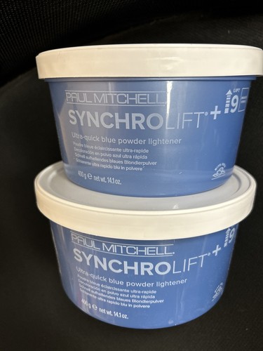 Paul Mitchell Synchrolift+ Ultra-Quick Blue Powder Lightener 9 14.1 oz ...