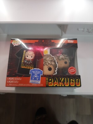 Funko POP! and Tee My Hero Academia Katsuki Bakugo [Metallic] with Size ...