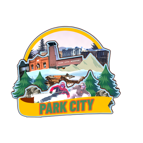 Park City Utah USA Refrigerator magnet 3D travel souvenirs wood craft ...