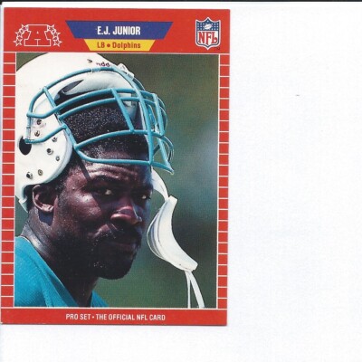 1989 EJ Junior NFL Pro Set Card Miami Dolphins #465 | eBay