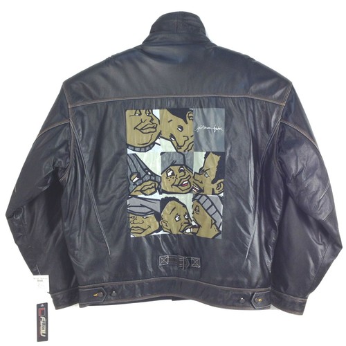 PLATINUM FUBU MEN OUTFIT, SET ,JACKET & PANTS, COWHIDE LEATHER, SOLD AS ...