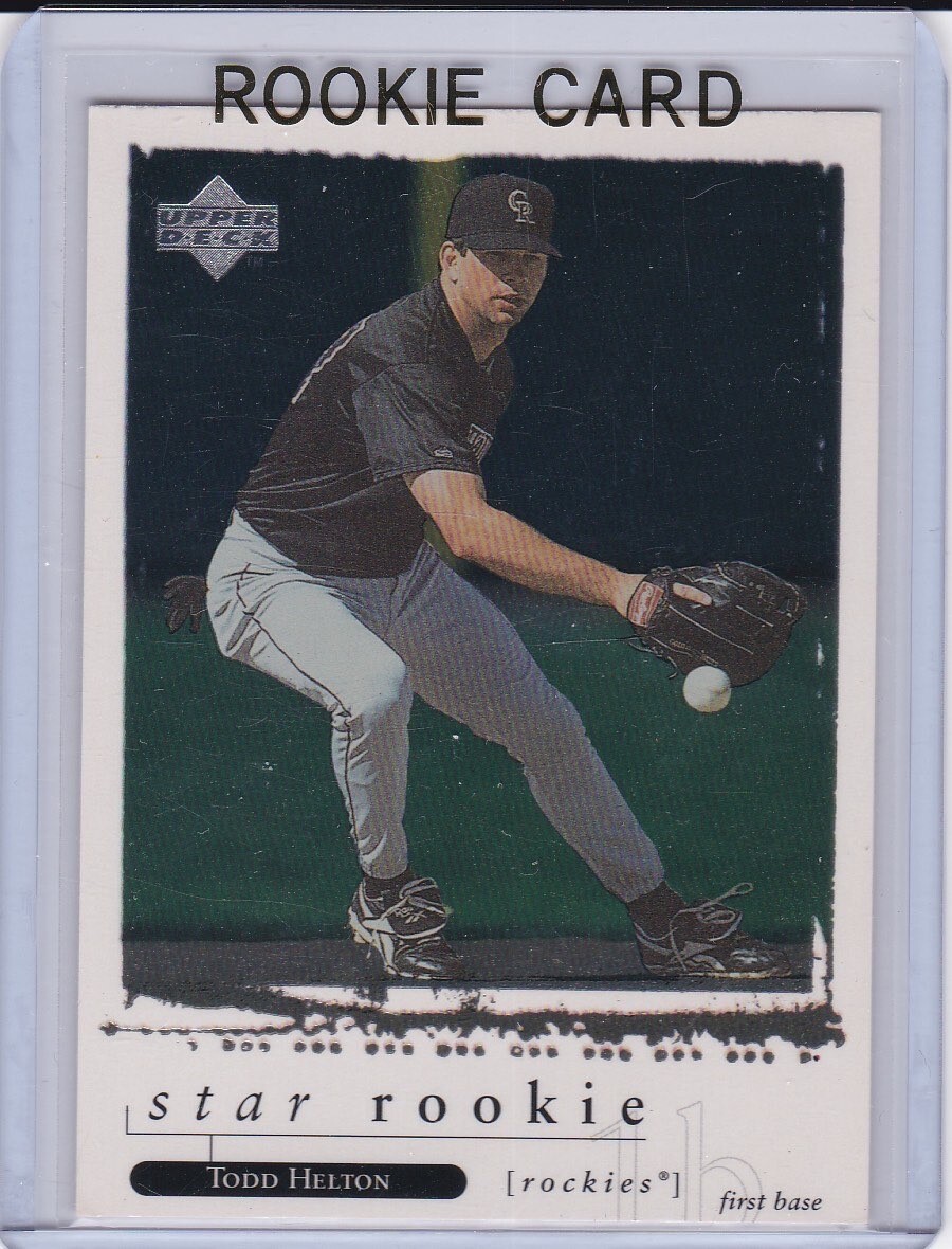 TODD HELTON ROOKIE CARD Upper Deck Baseball Colorado Rockies STAR RC | eBay