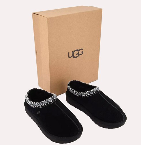 New in Box Women's 100% UGG Brand Tasman Black Shoes Slippers Sandals ...
