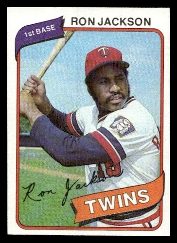 1980 Topps #18 Ron Jackson Minnesota Twins Baseball card | eBay