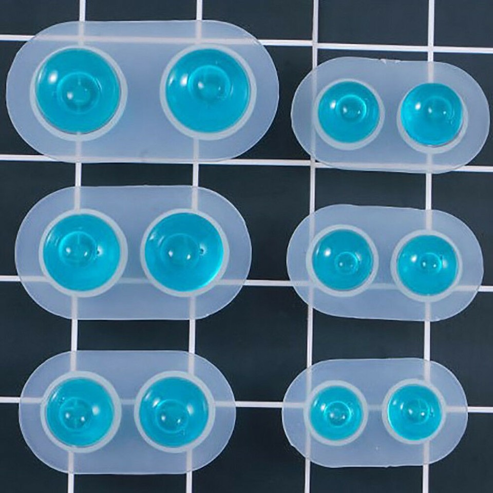 6 Sets Multifunctional Silicone Molds Flexible Doll Eye Molds Resin ...