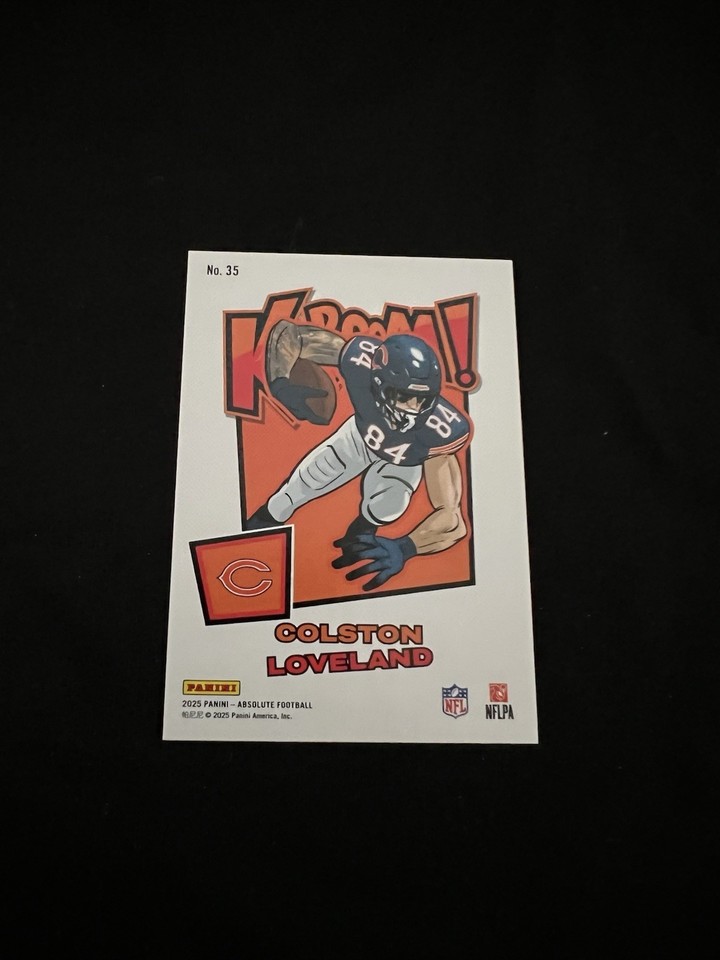 2025 Absolute Colston Loveland KABOOM Rookie Case HIT SSP Bears REGULAR ...