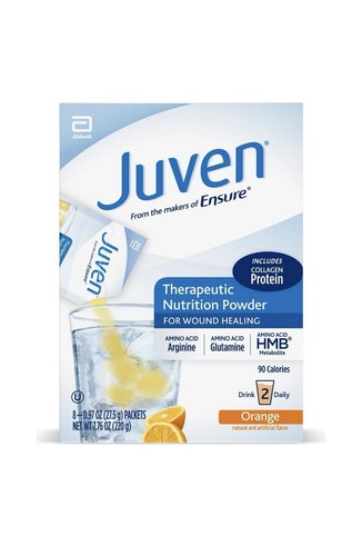 Juven Therapeutic Nutrition Powder Orange Wound Healing Support 8 Pack ...