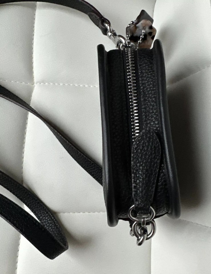 Coach Coachtopia Crossbody Mini Crossbody Purse Bag in Black Leather ...