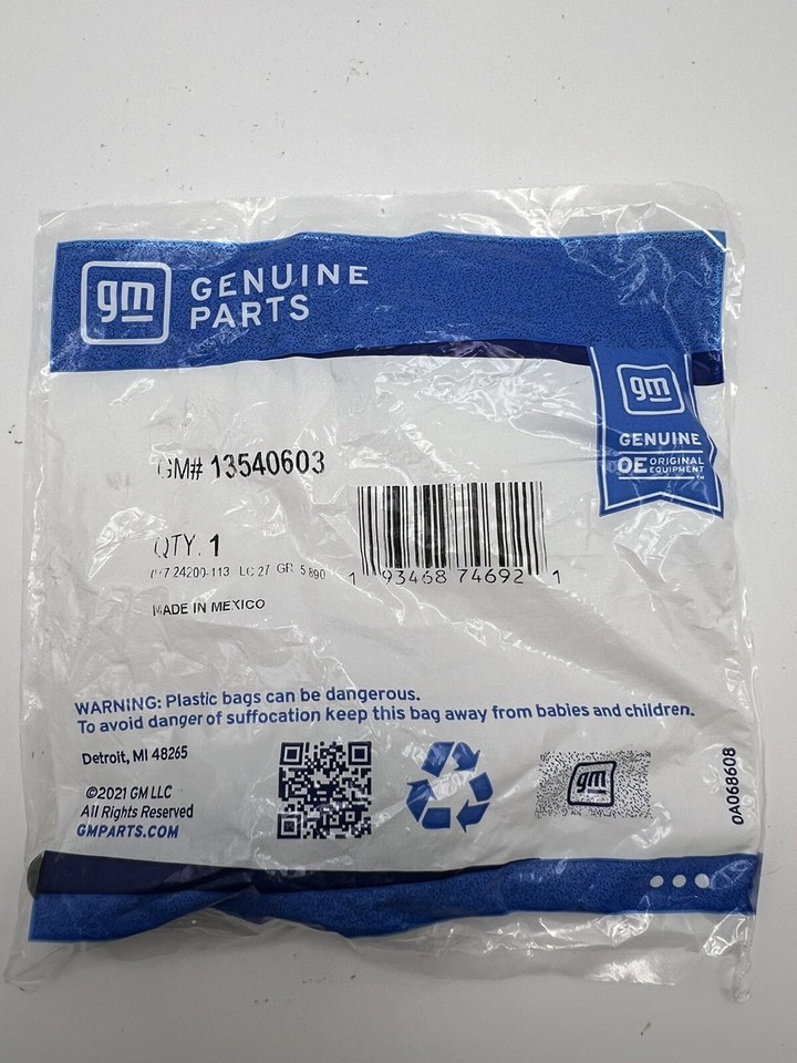 Genuine GM Chevy Buick Cadillac Snap-In TPMS Tire Pressure Sensor ...