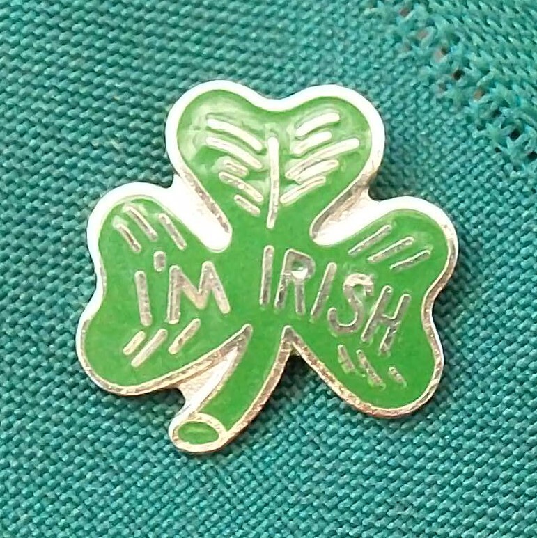 I’m Irish Shamrock Green Clover Lapel Pin | eBay