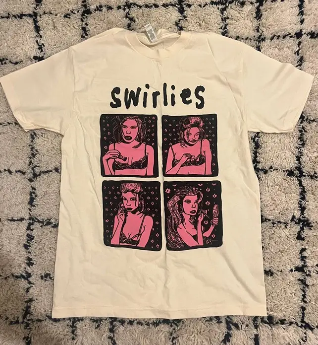 Vtg Swirlies Band Album Music Heavy Cotton White T Shirt All Size UR214 ...