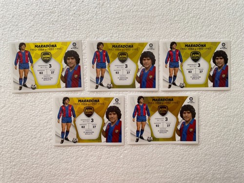 Panini Spanish La Liga 2021-2022 5 x Diego Maradona #629 - FC Barcelone ...