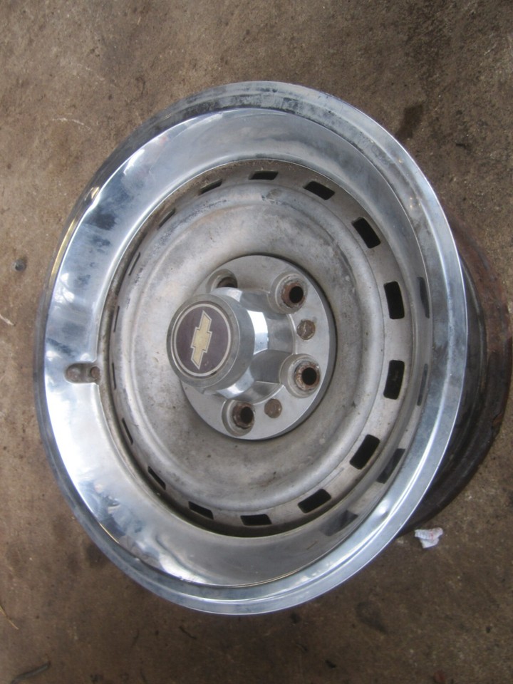 73-87 CHEVROLET GMC TRUCK C10 15X6.5 JJ STEEL WHEEL TRIM RING CENTER ...