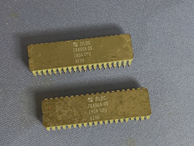 Z8400A DS Z80A CPU ZILOG 40-PIN DIP 1982 Vintage Very Rare LAST ONES | eBay