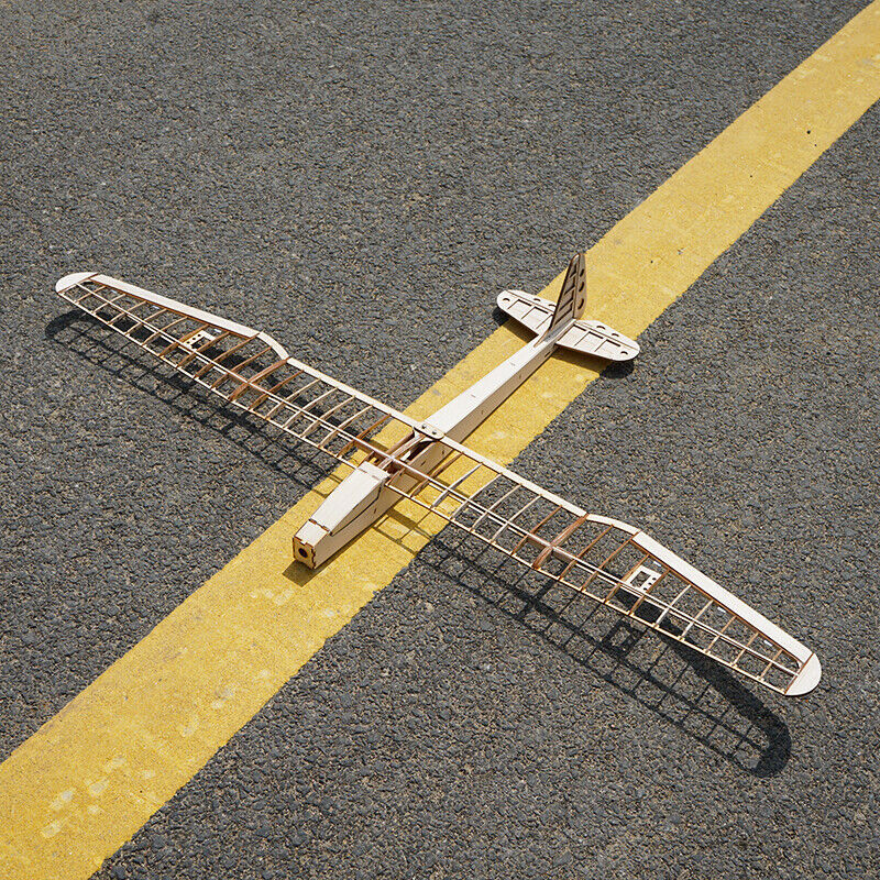 RC Model Airplane Balsa Wood Fixed Wing DIY Model KIT Wingspan 1052mm ...