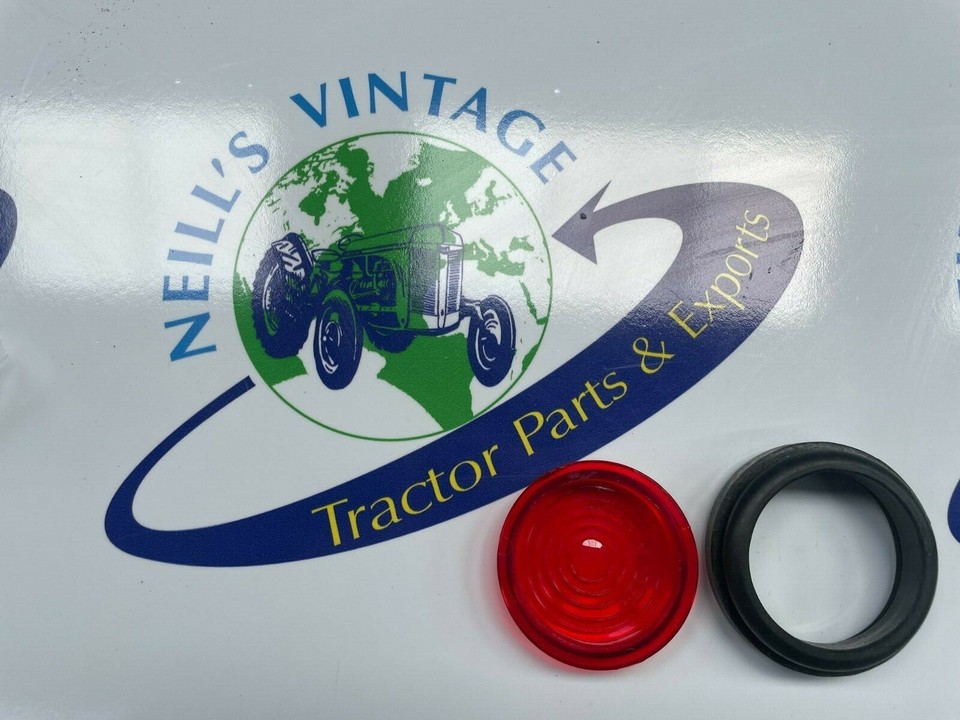 David Brown DB Tractor Butlers Side Light Rubber And Lens Red | eBay