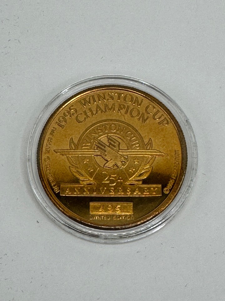 1995 Winston Cup Champion Jeff Gordon #24 Bronze Coin Limited #495 | eBay