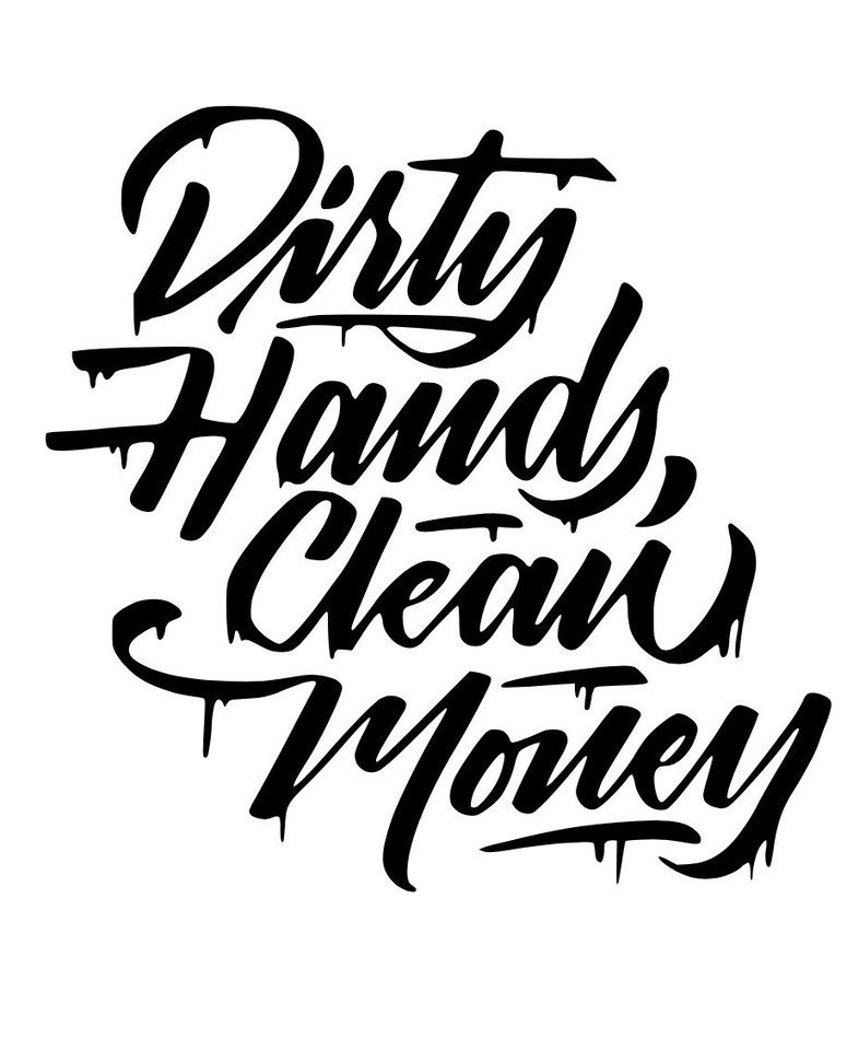 Dirty Hands Clean Money Decal Daddy Window Decal Bumper Sticker Tumbler ...