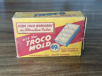 Vintage Unused 1944 TROCO Margarine Mold Tray Form Cubes WWII Era ...