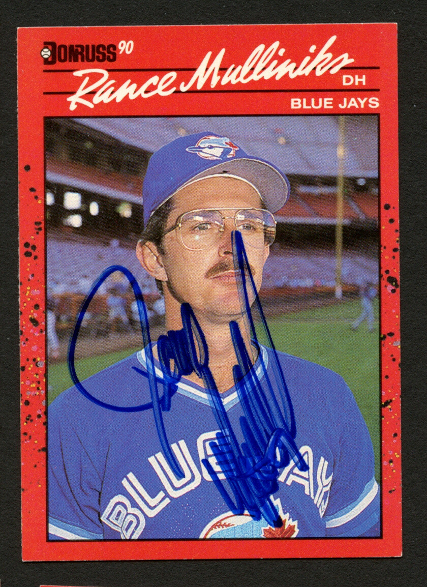Rance Mulliniks #607 signed autograph auto 1990 Donruss Baseball ...