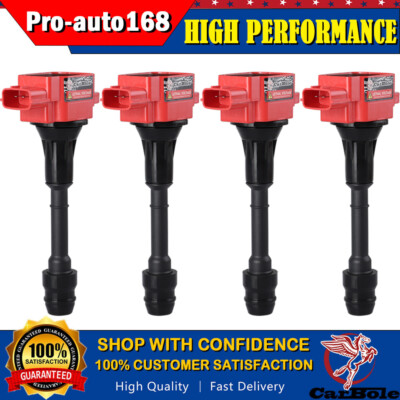 4x Ignition Coils for Nissan Xtrail X-Trail 2001-2007 T30 2.5L QR25DE ...