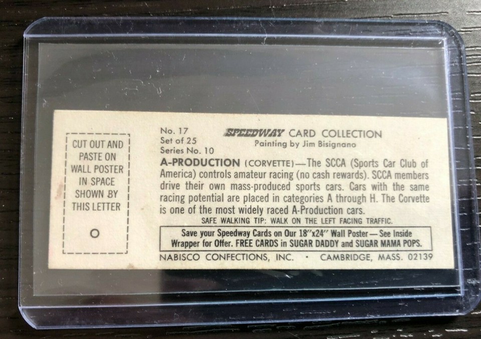 1973 Sugar Daddy Speedway Card #17 | eBay