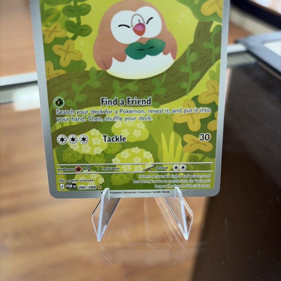 Pokemon TCG Perfect Order Illustration Rare IR Rowlet 090/088 NM | eBay