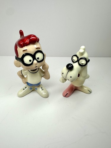 Vintage Rocky And Bullwinkle Sherman And Mr. Peabody Figurines Jay Ward ...