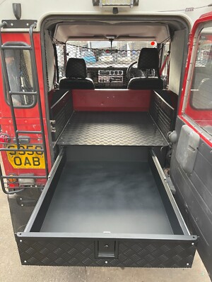 Land Rover Defender Large Steel Storage Drawers System | eBay UK