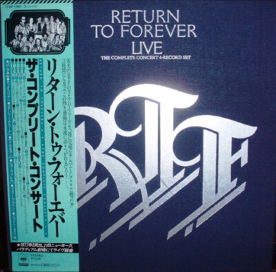 Return To Forever - Live The Complete Concert / VG / 4xLP, Album + Box ...