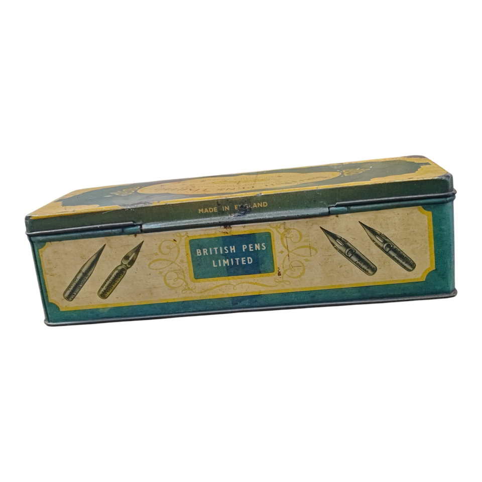 Vintage Antique Rare British Pens Limited Litho. Tin / Pen Box , Made ...
