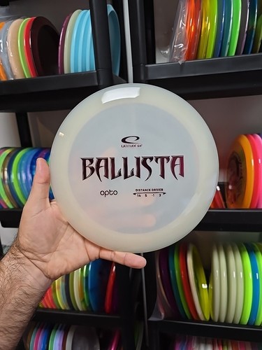 Lattitude 64 Opto Ballista White 172g Disc Golf Driver Trilogy Discs | eBay