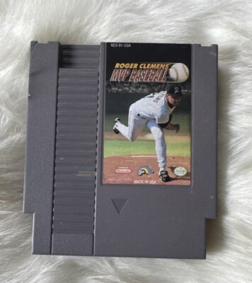 Roger Clemens' Rocket MVP Baseball NES Cartridge - Tested & Working MLB ...