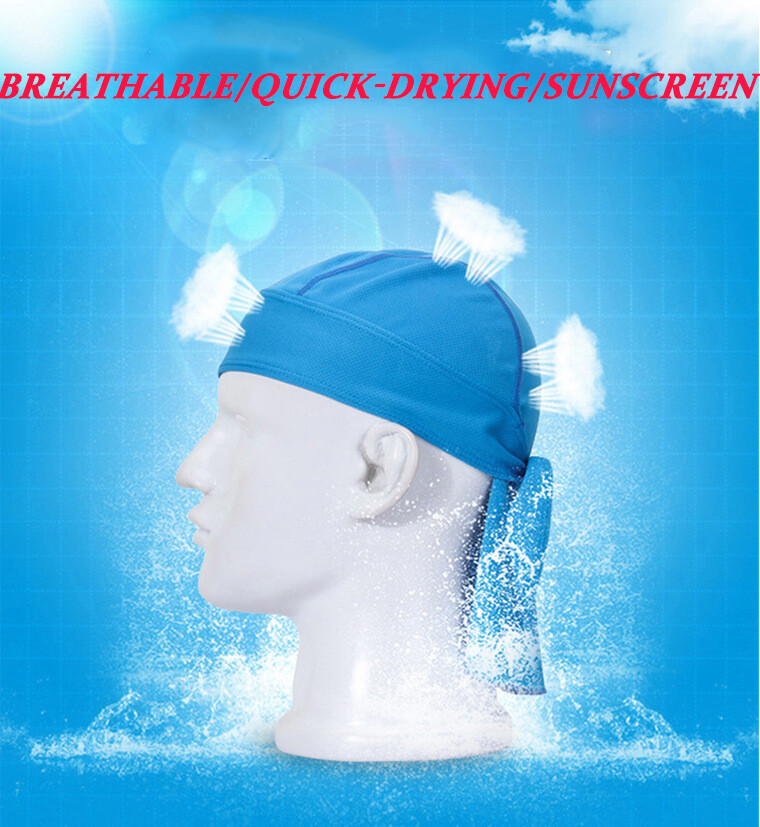 Breathable Sun UV Protection Head Scarf Bandana Pirate Beanie Cap Hat ...
