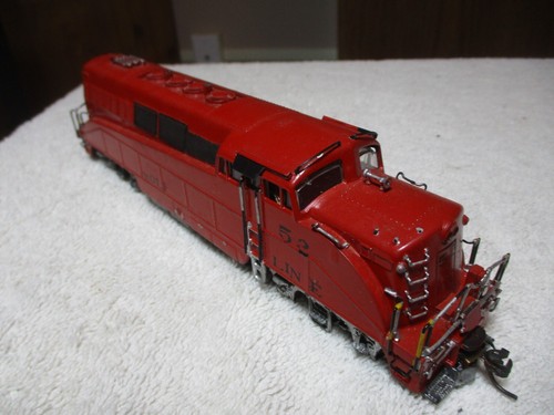 Vintage HO Scale Life-Like Diesel Locomotive Custom Wolf Line #52 ...
