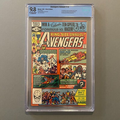 AVENGERS ANNUAL 10 CBCS 9.8 1ST APPEARANCE ROGUE MADALYNE PRYOR (1981 ...