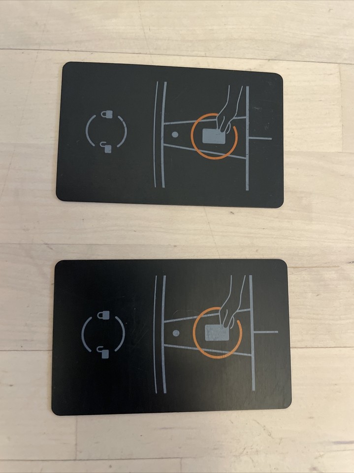 SET OF 2 Genuine OEM TESLA SMART KEY CARD Model S 3 X Y | eBay