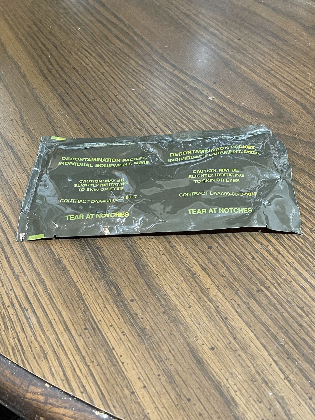 US Army M295 Individual Equipment Decontamination Packet | eBay