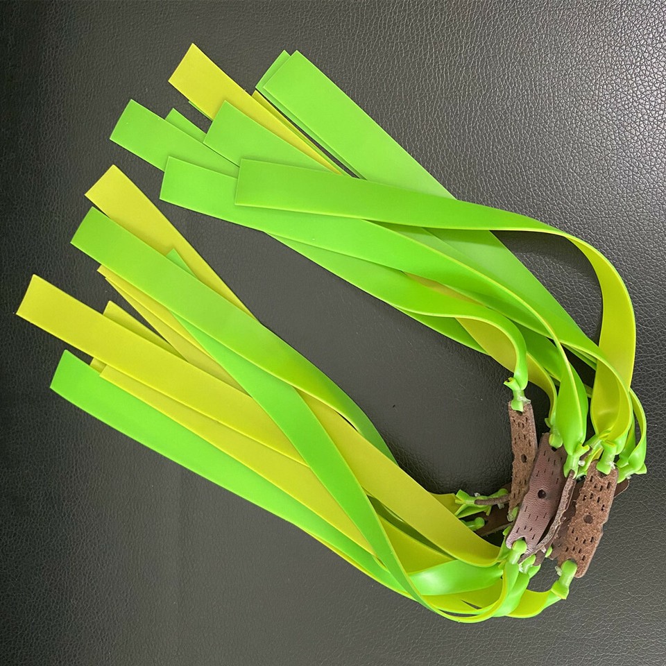 10 Flat Rubber Bands Slingshot Hunting Catapult Replacement Elastic ...