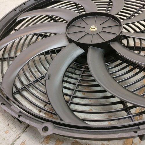 1956 Ford Sunliner 16 Inch Super Duty Radiator Fan volume aeroline 12v ...