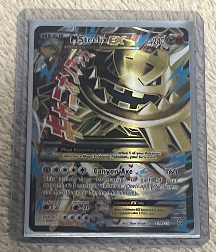 Pokemon Steam Siege Mega Steelix EX 109/114 Full Art Holo | eBay