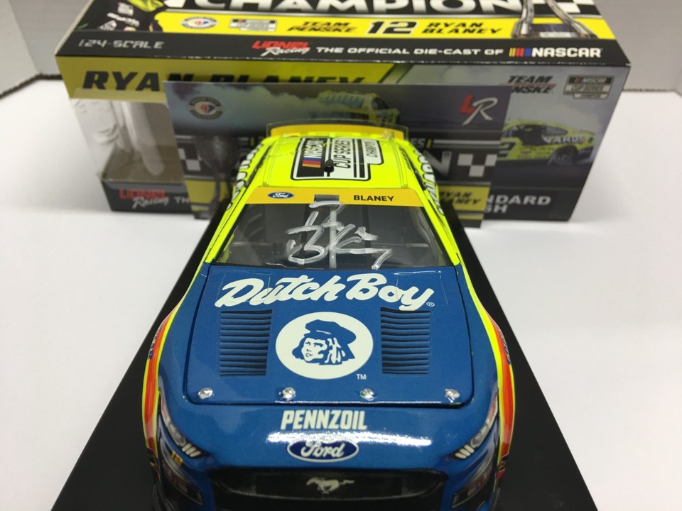 RYAN BLANEY AUTOGRAPHED #12 MENARDS DUTCH BOY CHAMPION 2023 MUSTANG 1/ ...
