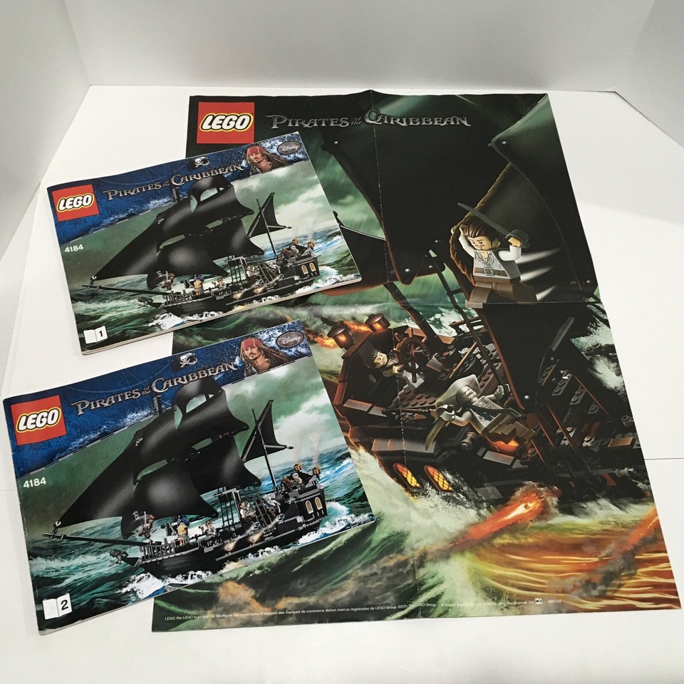 LEGO Pirates of the Caribbean Black Pearl 4184 Complete-Poster ...