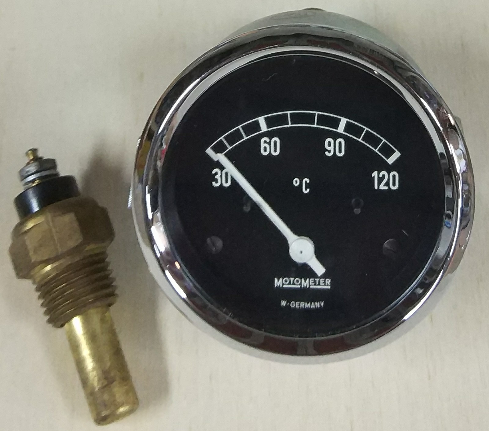 MOTOMETER 52mm TEMPERATURE GAUGE ZD 52.136 6V 36E | eBay
